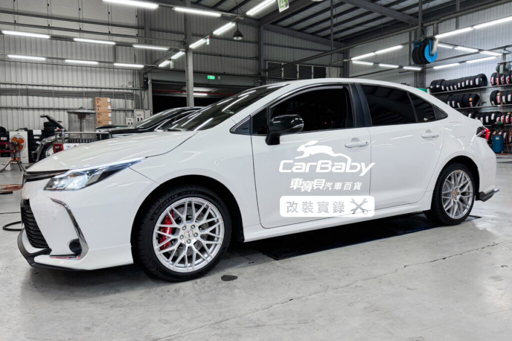 TOYOTA ALTIS 2020年 汽車改裝｜AP RACING 9200 大四卡鉗配330劃線打孔浮動碟盤｜CS後劃線打孔碟盤+陶瓷來令片 ...